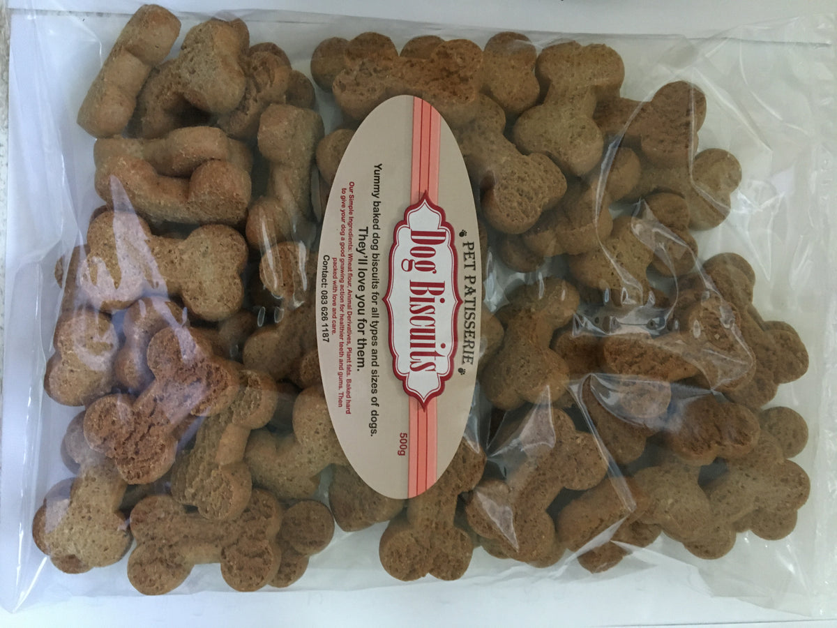 Pet Patisserie dog biscuits - Small bone shape - 500g – Ck Quality Pet ...